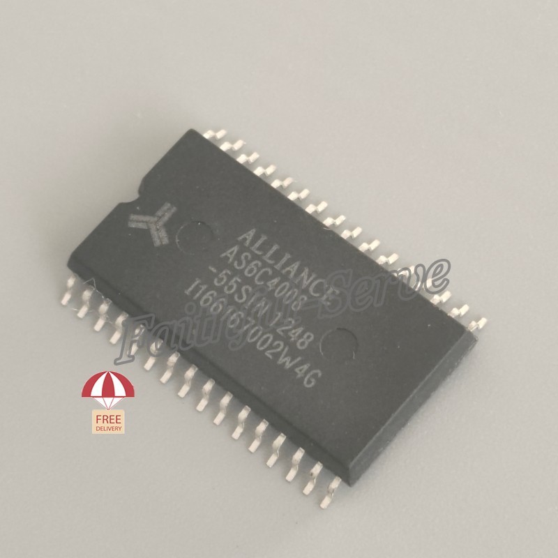 10X Integrated Circuit Memory IC Chip AS6C4008-55SIN AS6C4008 55SIN ...