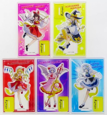Touhou Project Acrylic Stand Set Rumia Marisa Flandre Sakuya 130mm | eBay