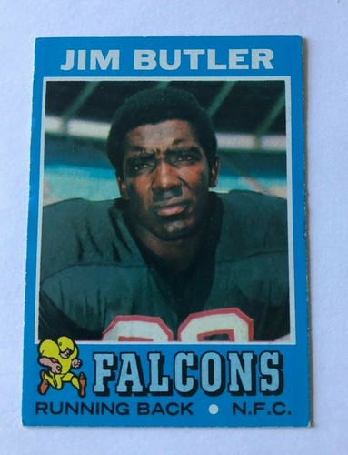 1971 Topps Football #2 Jim Butler Atlanta Falcons EX | eBay