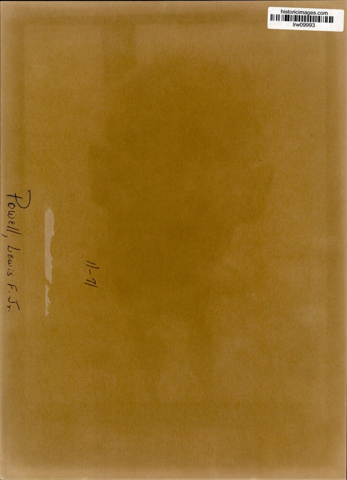 1971 Press Photo Lewis F. Powell Jr. gives testimony before Senate in ...