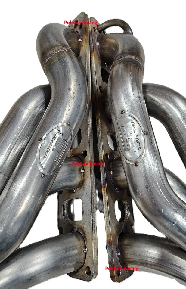 Stainless Power 1-7/8'' long tube headers for 2015-23 Charger 5.7 6.1 6 ...