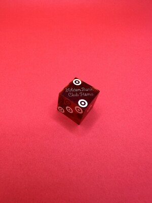 VINTAGE Golden Bank Club Reno Casino Dice only 1 | eBay