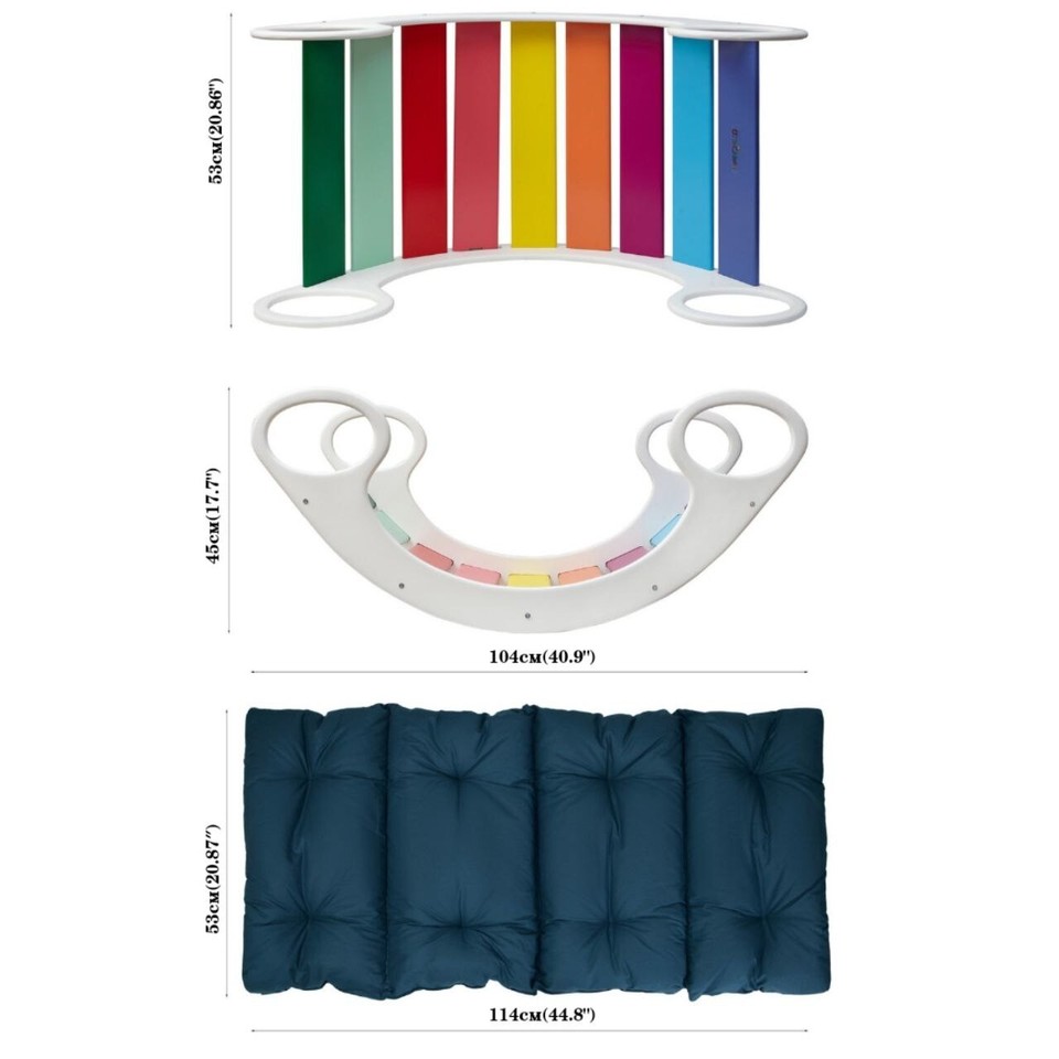 Rocking Climbing Arch Montessori, Wooden Rocking Chair 0-12 yrs | eBay