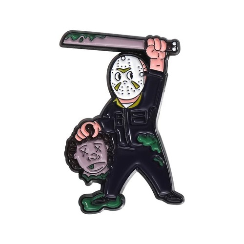 Friday The 13th Jason Voorhees Enamel Pin Badge Horror Movie Spooky ...
