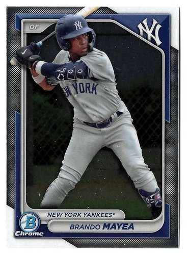 2024 Brando Mayea Bowman Chrome Prospects Rookie - New York Yankees | eBay
