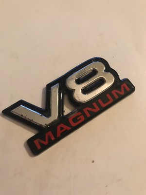 1994-01 Dodge V8 MAGNUM Emblem Rear Badge GENUINE # 2 | eBay