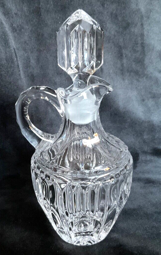 Vintage Princess House Lead Crystal Cruet w/Stopper. Vertical ...