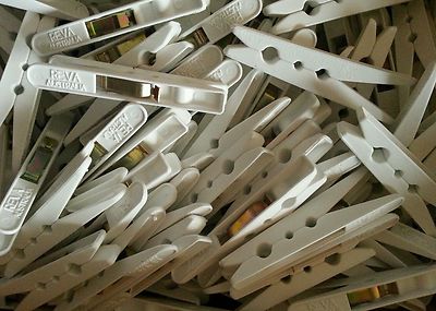 Genuine Decor Reva CLOTHES PEGS 20 pieces (white) | eBay Australia