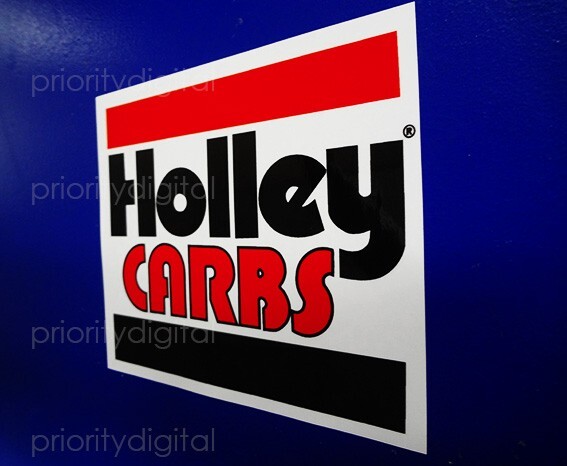Holley Carbs Decal 70's 80's style sticker Sponsor Racing Drag Rally ...
