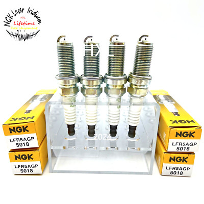 NGK G-Power Platinum Set Of 4 Spark Plugs 5018 LFR5AGP for Hyundai ...