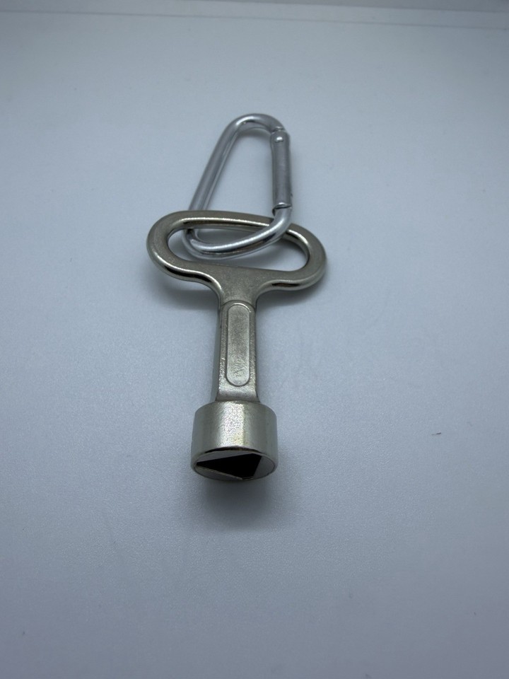 Meter box utility cabinet key with belt clip all metal construction ...