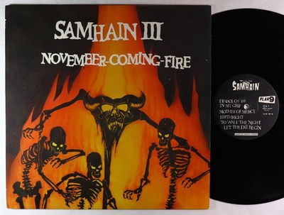 Samhain - November-Coming-Fire LP - Plan 9/Caroline OG Press VG++ | eBay