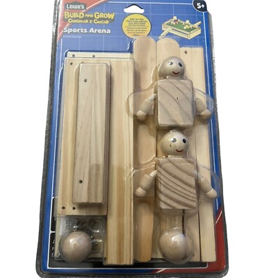 Lowes Build And Grow SPORTS ARENA Project Kit Wood DIY model #64570 | eBay