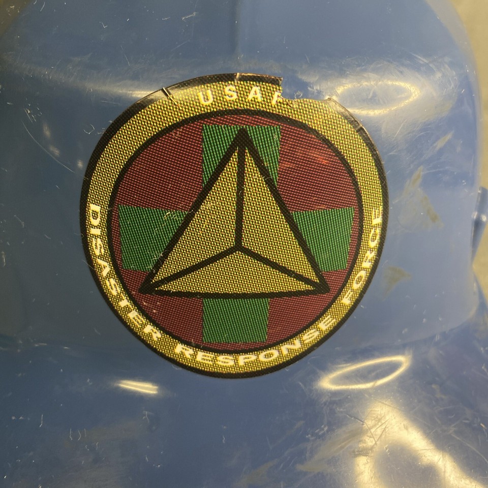 Vintage USAF Disaster Response Force Helmet Size 6 5/8-7 5/8 Hard ...
