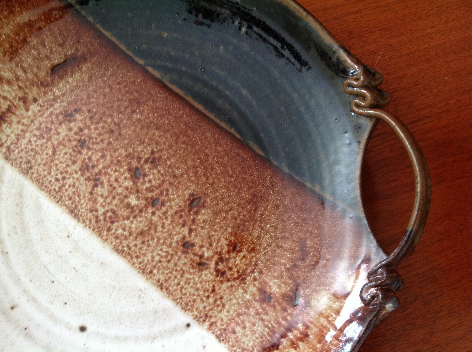 Gene Brenner~Art Pottery Plate~Chocolate, Brown, and Ivory~ Signed~17 ...