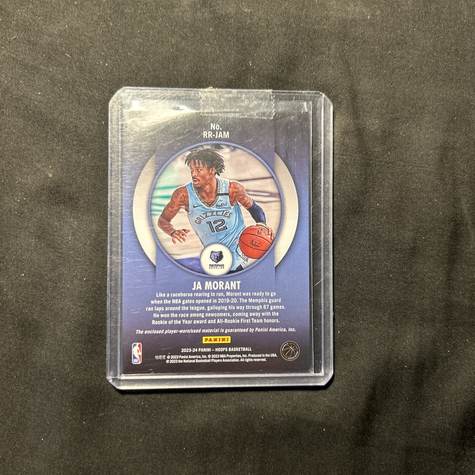 2023-24 Panini NBA Hoops - Rookie Remembrance #RR-JAM Ja Morant (MEM ...