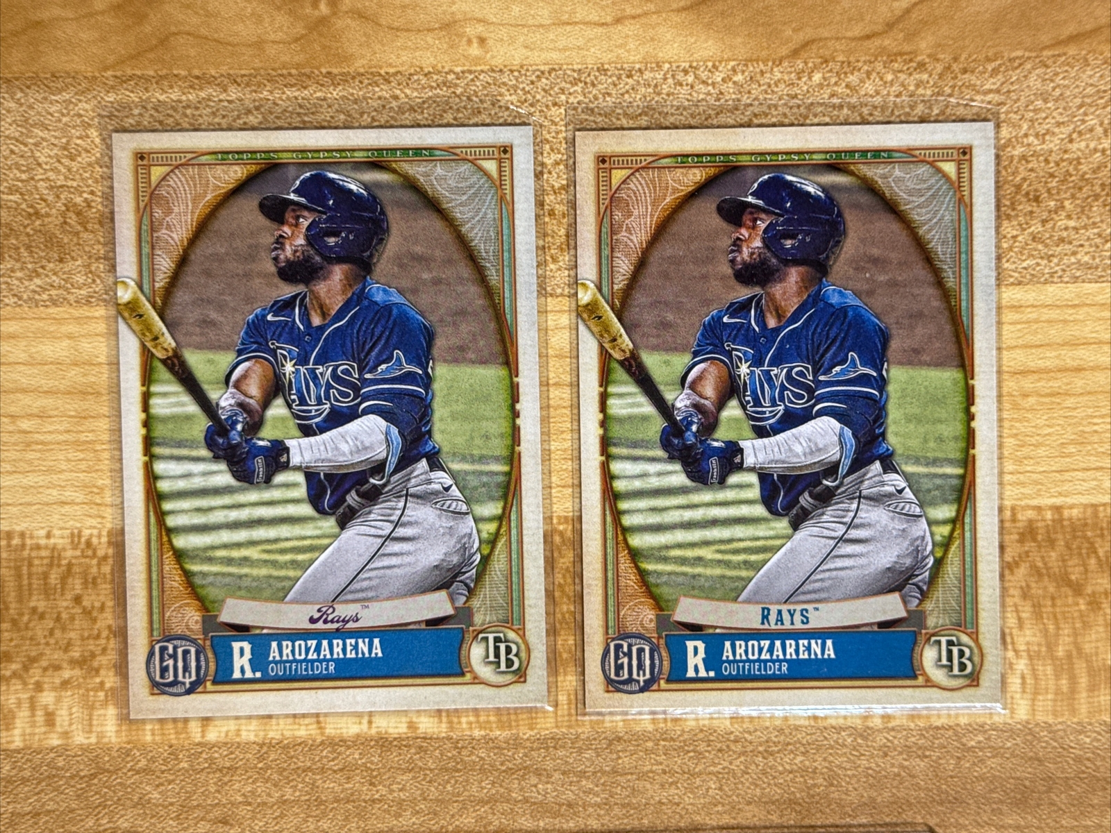 Randy Arozarena 2021 Topps Gypsy Queen Team Script Font Swap #172 ...