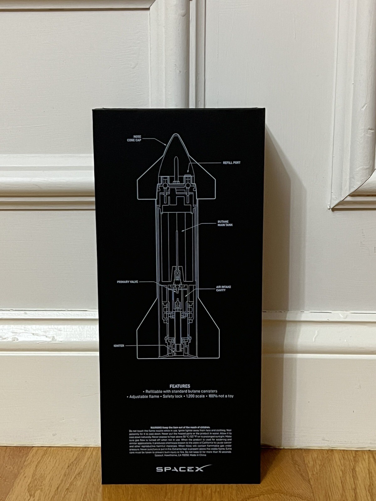 NWB Elon Musk SpaceX Starship Torched Flame Lighter Scale Model | eBay