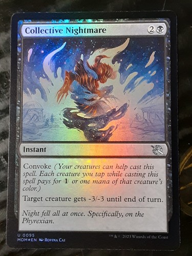 Collective Nightmare FOIL , March of the Machine , Near Mint ,MTG ,FREE ...