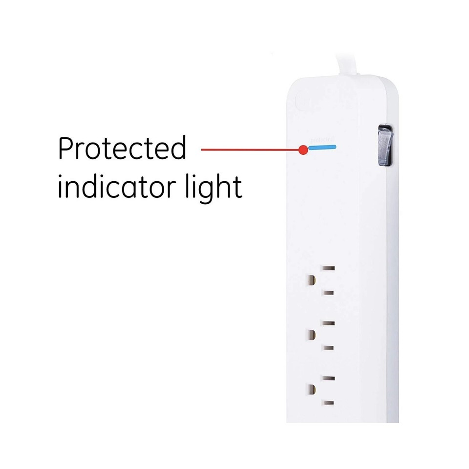 7-Outlet Pro Surge Protector Power Strip with 25-FOOT Cord (White) | eBay