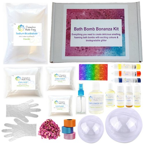 Chocolate Bonanza Bath Bomb Making DIY Craft Kit: Foaming & Glitter ...