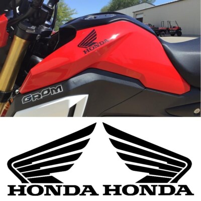 Honda Grom Gas Fuel Tank Fairing Wing Decal Die Cut Vinyl Sticker | eBay