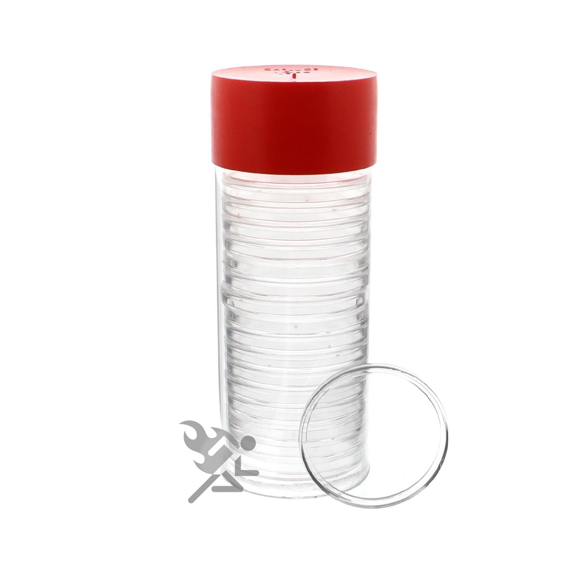 Acrylic Coin Tubes Air-Tite H39 Direct Fit Coin Holders (20-Pack) With ...