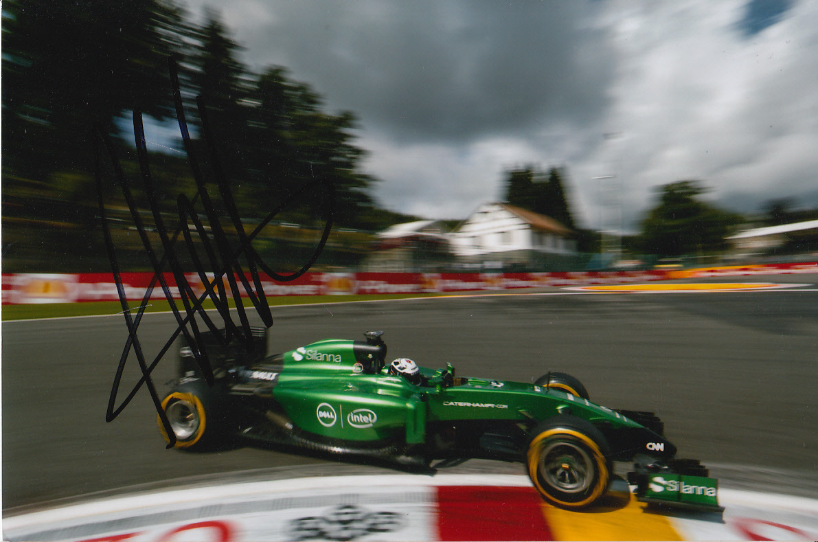 ANDRE LOTTERER CATERHAM F1 HAND SIGNED 6X4 PHOTO 10. | eBay