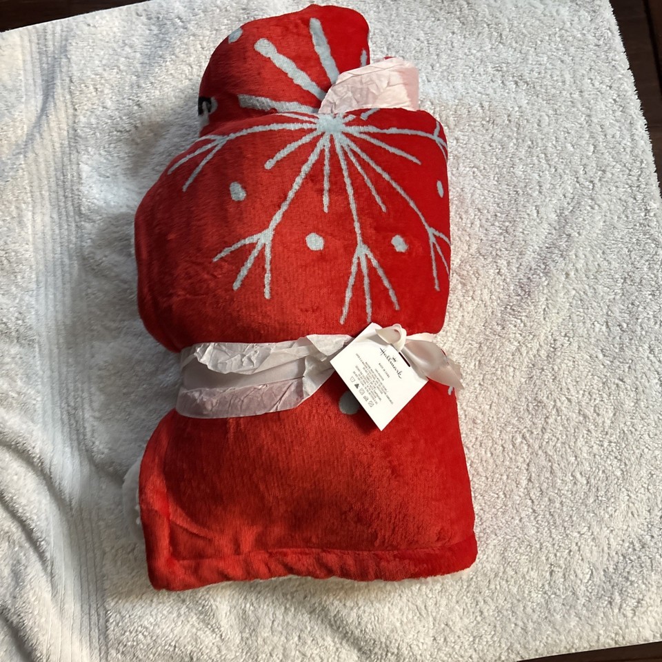 2024 HALLMARK VIP EXCLUSIVE CHRISTMAS SNOWMAN BLANKET THROW 50" X 60 ...