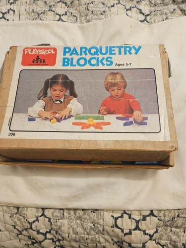 1978 Playskool Parquetry Blocks 306 Complete | eBay