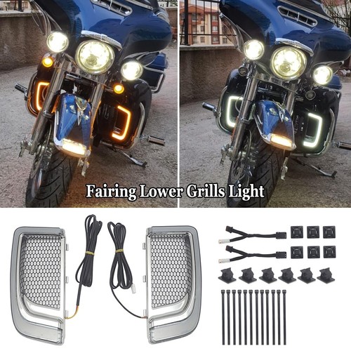 For Electra Glide Ultra Limited FLHTK 2014-2023 LED Fairing Lower ...