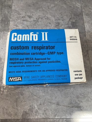 MSA Comfo II classic Facepiece Black Silicon 448848 | eBay