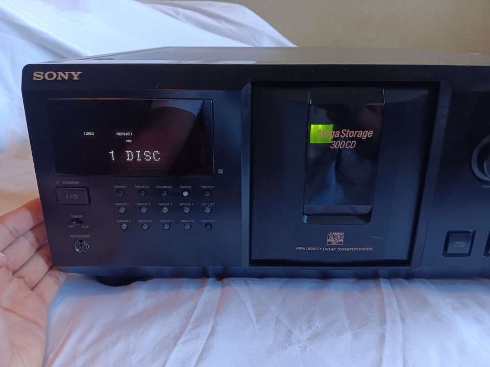 Sony CDP-CX300 Mega Storage 300 CD Player Changer - Great Working ...