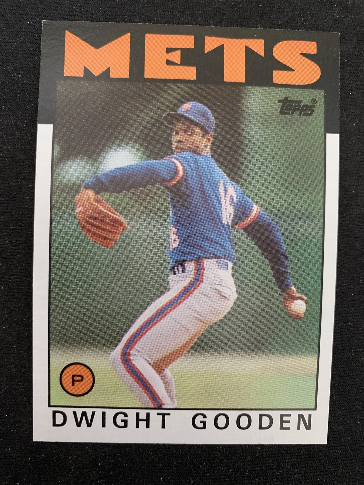 1986 Topps Baseball Card #250 Dwight Doc Gooden New York Mets NMMT Free ...