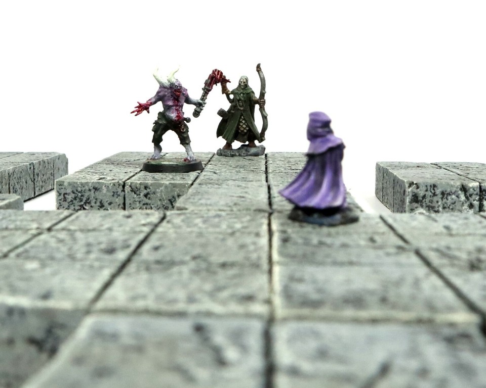 Handmade Stone Dungeon Tiles (1 Inch 28mm Grid Terrain for Dungeons and ...