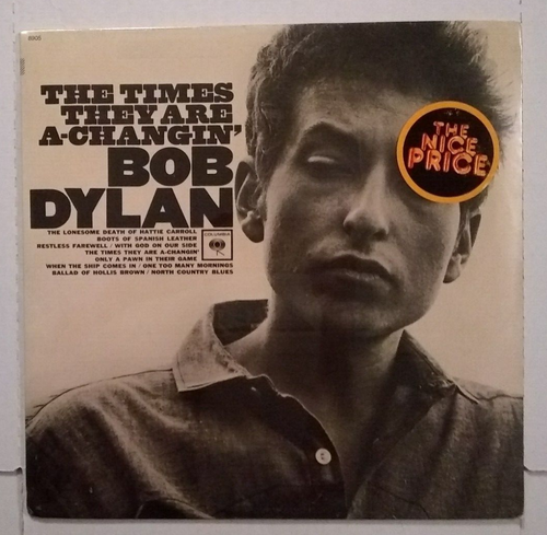 SEALED - BOB DYLAN - THE TIMES THEY ARE A CHANGIN - 80'S THE NICE PRICE ...