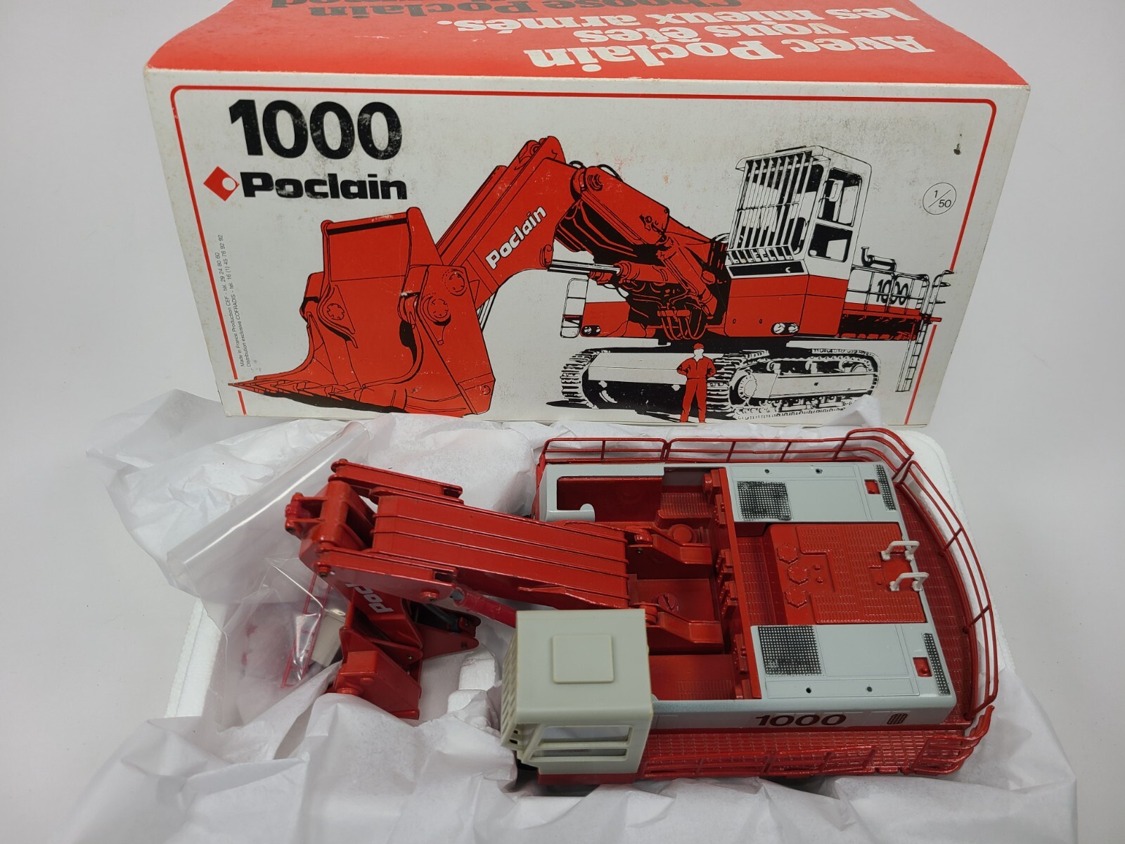 Poclain 1000 Front Shovel - High Cab - CEF Sijam Replex 1:50 Scale ...