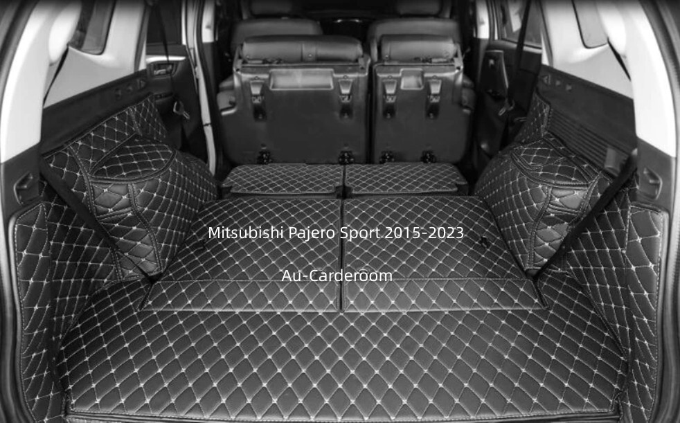 Fits Mitsubishi Pajero Sport 15-24 Custom Made Trunk Boot Mats Liner ...