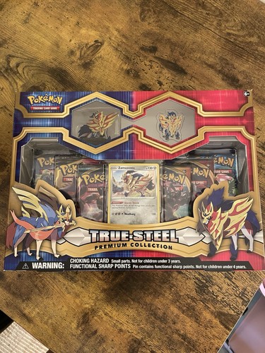 Pokemon TCG True Steel Zamazenta Premium Collection Box Factory SEALED ...