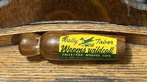 Vintage Wally Taber Weems Wild Call - Wooden - Works | eBay