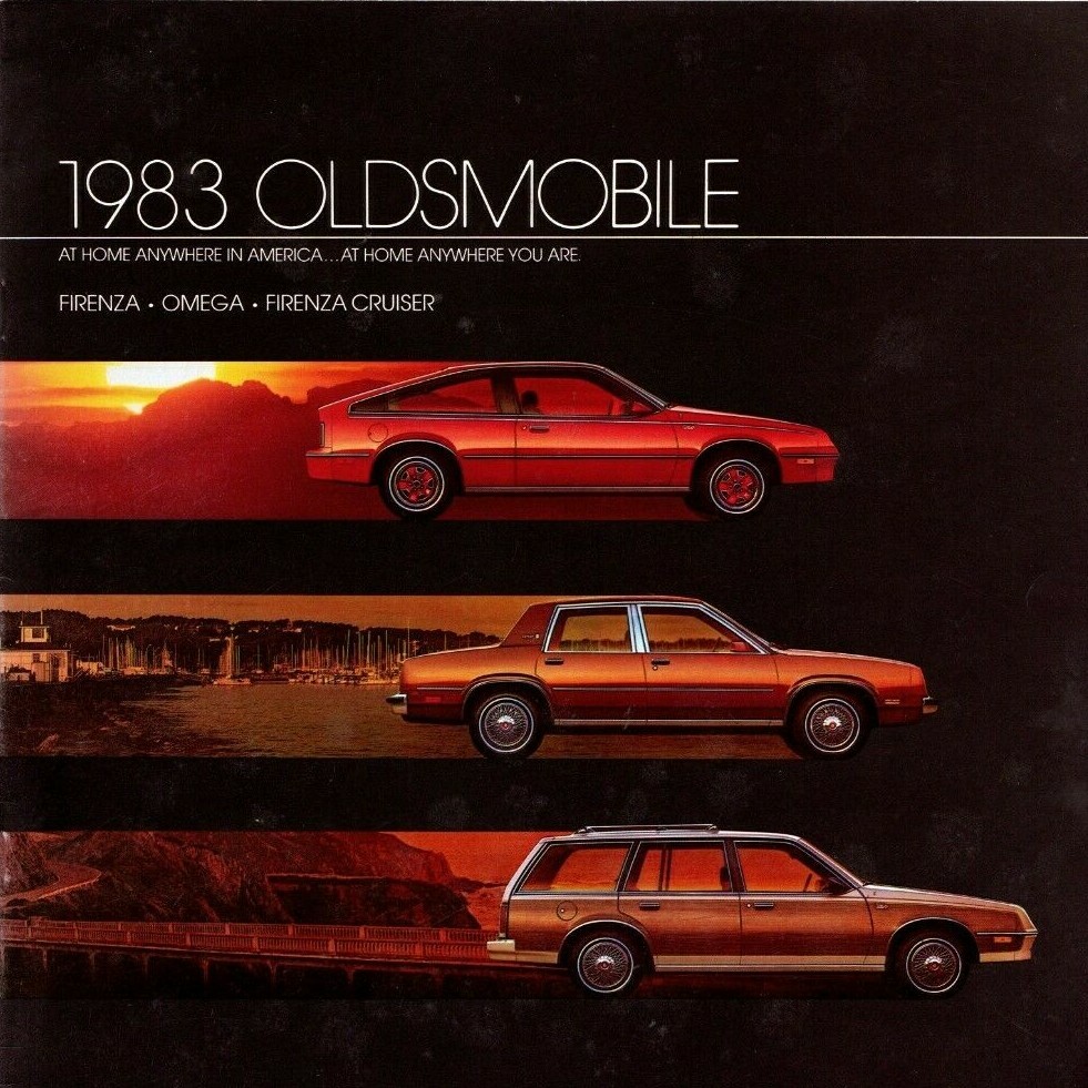 1983 OLDSMOBILE Brochure / Catalog: FIRENZA,OMEGA,CRUISER,ES,SX,LX ...