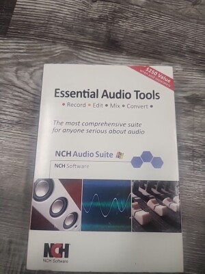 Essential Audio Tools Music Recording New Sealed Nch Audio Suite | eBay