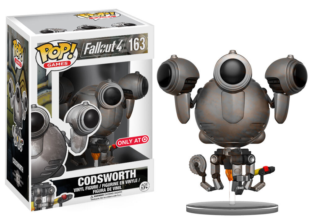 Funko Pop! Vinyl: Fallout - Codsworth (Damaged) (Chrome) - Target (Exclusive) #163 for sale ...