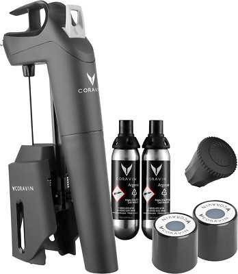 Coravin Timeless Three+ Wine Preservation System, Black | eBay