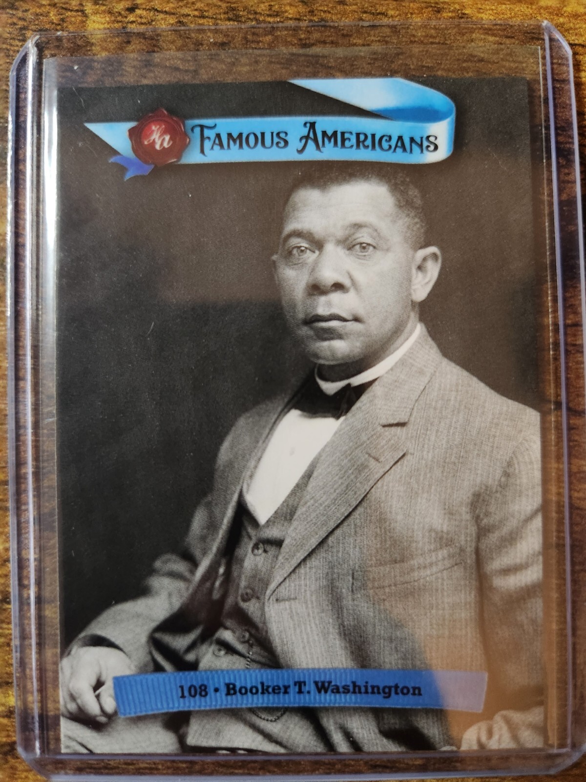 2021 Historic Autographs Famous Americans Booker T. Washington #108 ...