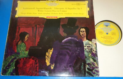 Margrit Weber/Fricsay RACHMANINOV Paganini Rhapsody - DGG 138 710 Red ...