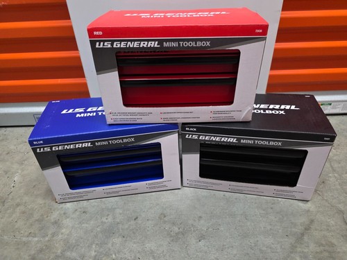MULTIPLE COLOR NEW US GENERAL Mini Tool Box Harbor Freight #72436/72431 ...