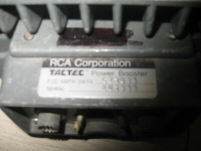 3 UNITS RCA TACTEC POWER BOOSTER | eBay