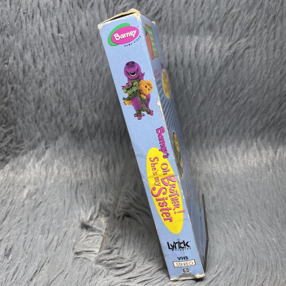 Barney’s Oh Brother! She’s My Sister VHS Tape 1998 Children’s Barney ...