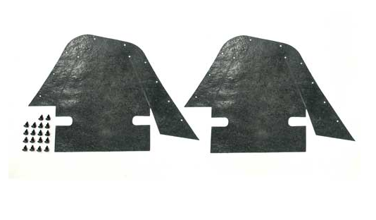 1969-1982 Corvette Dust Shield Kit Inner Fender Skirt To A Frame | eBay